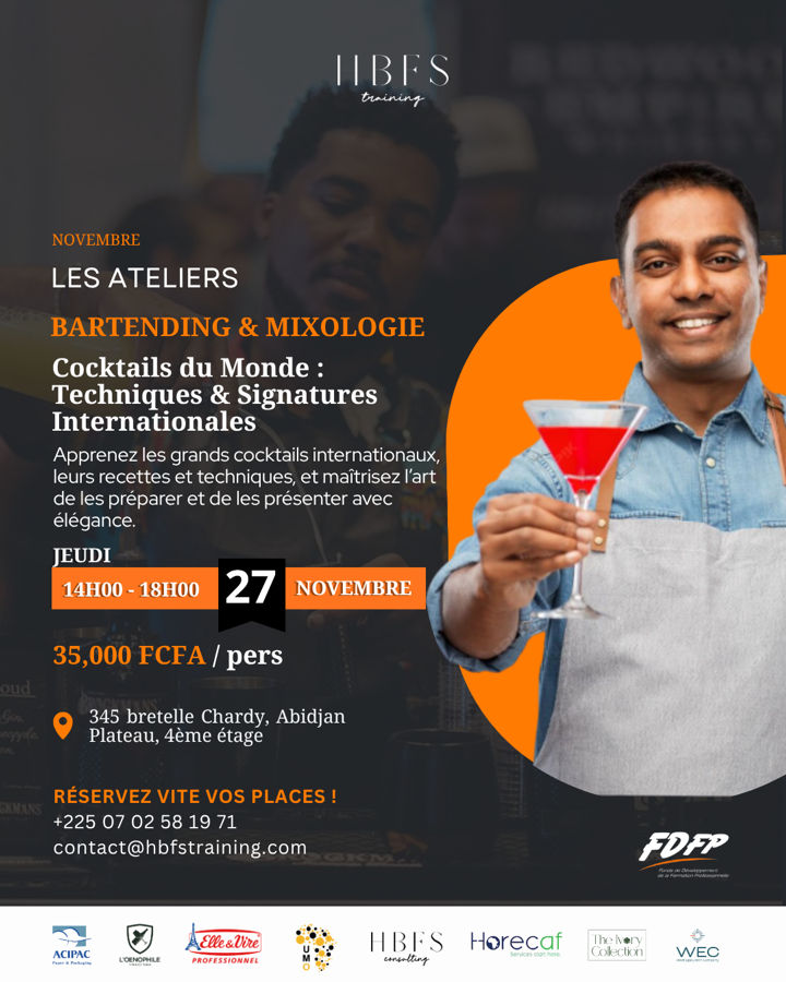 Atelier Bartending & Mixologie | TIKERAMA