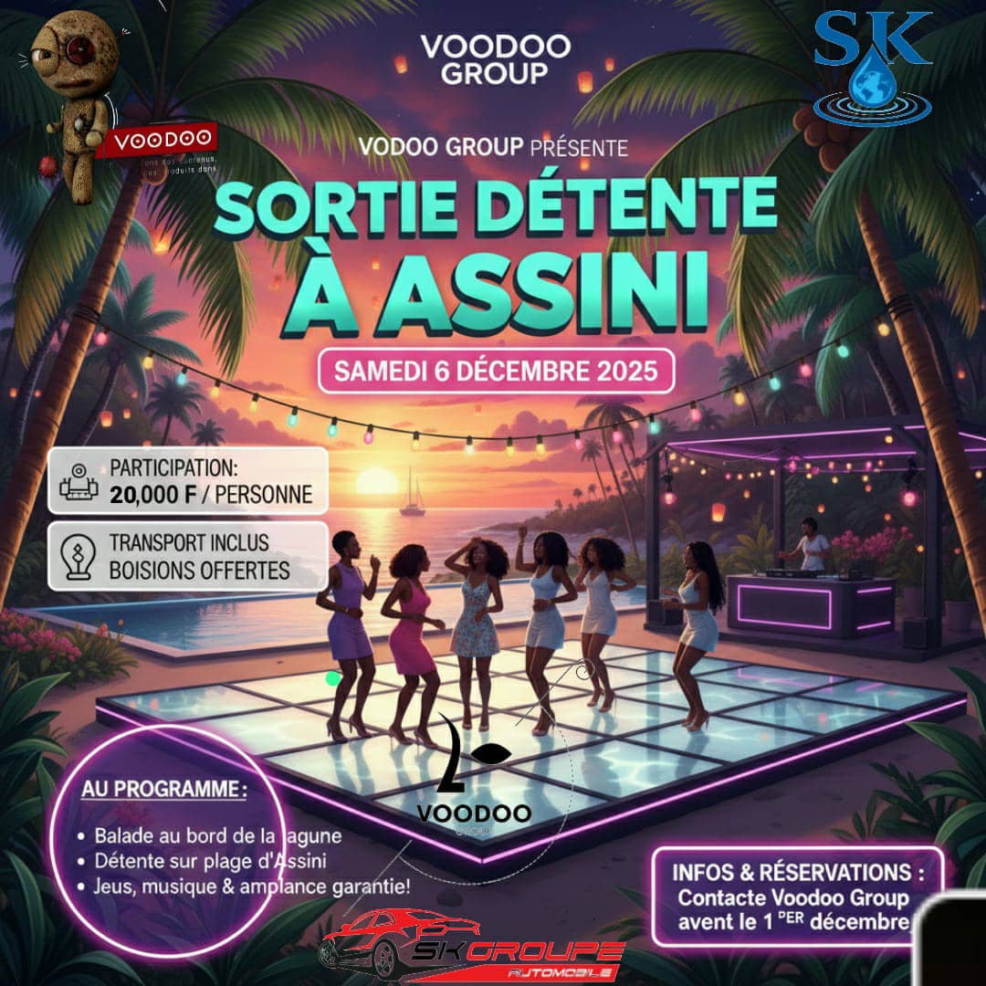 SORTI DETENTE ASSINI BEACH | TIKERAMA