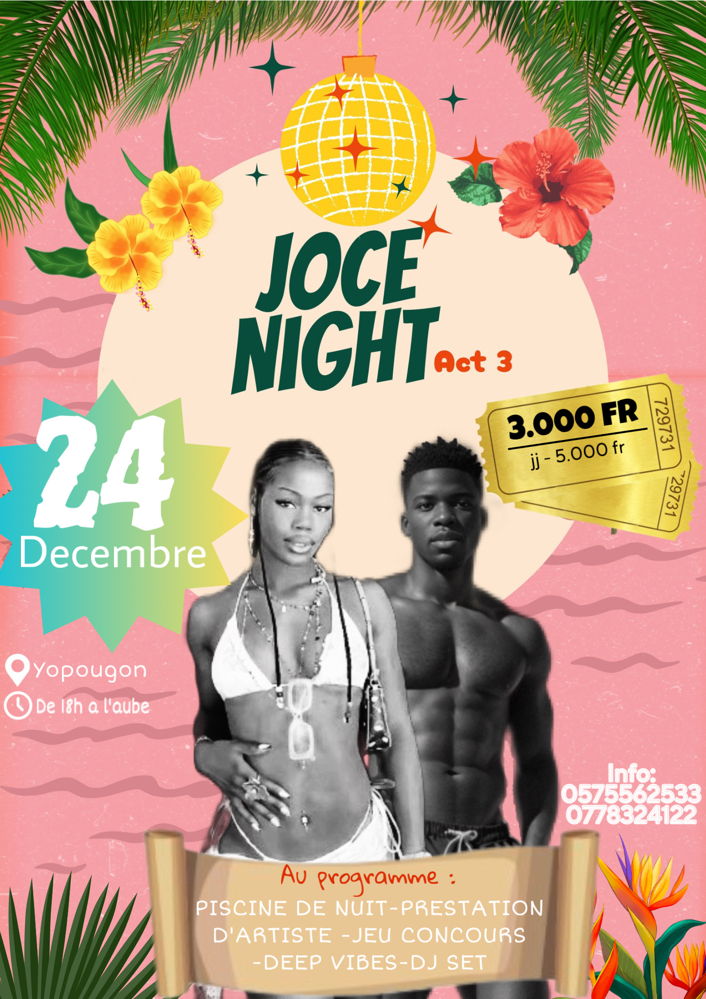 JOCE NIGHT | TIKERAMA
